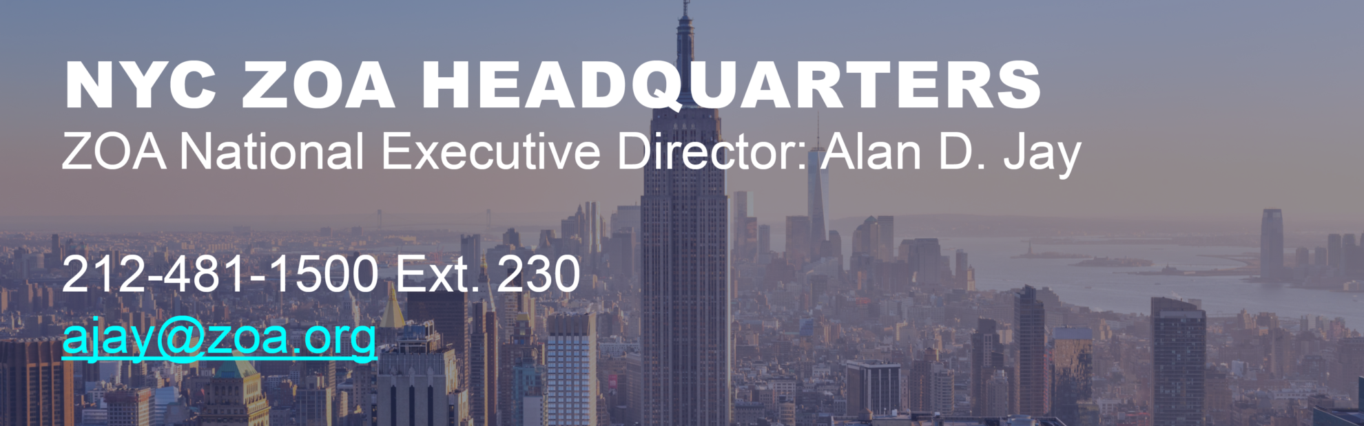 Zionist Organization of America | ZOA Chapters - Zionist Organization ...