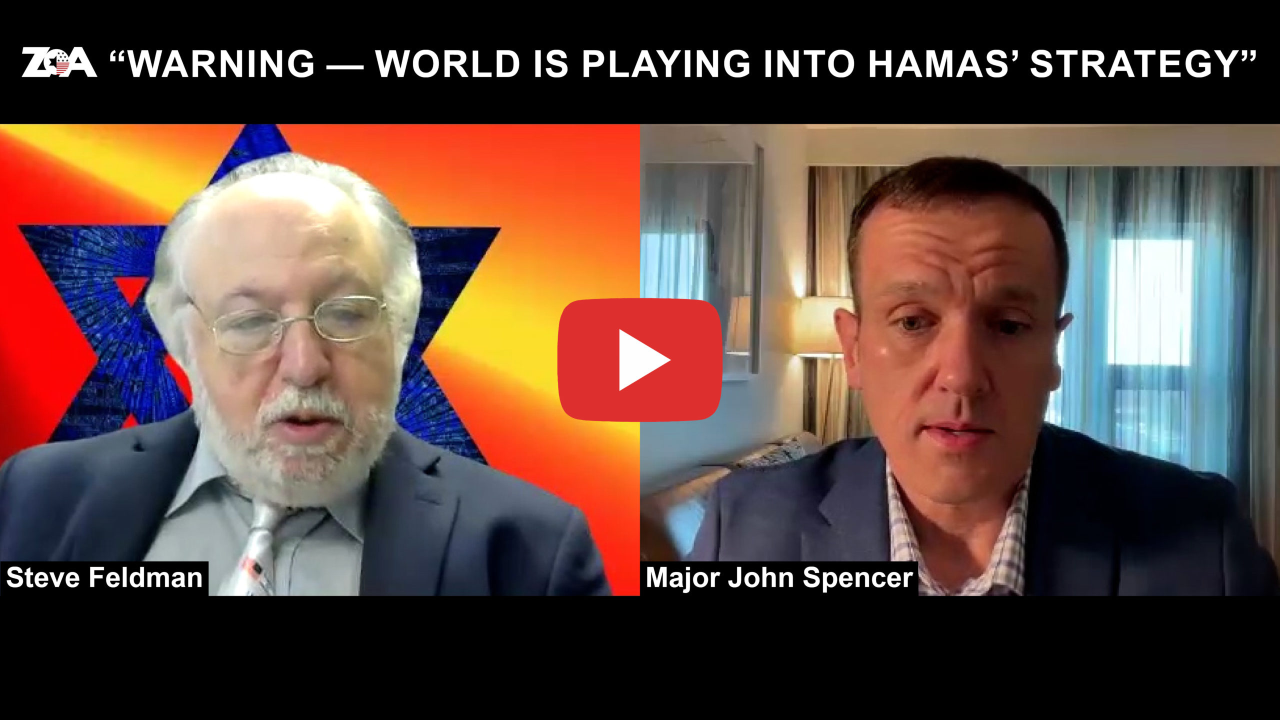Zionist Organization of America | ZOOM With ZOA: Major John Spencer ...